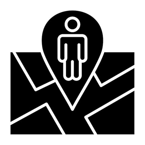 Premium Vector User Location Icon