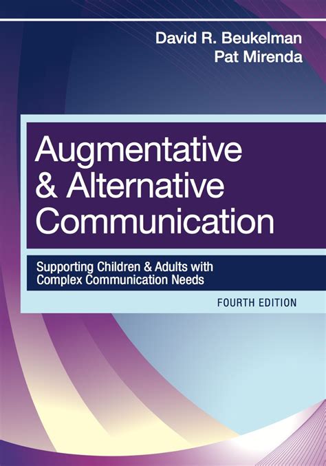 Augmentative And Alternative Communication 4th Edition Premiumjs Store