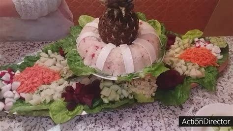 طريقة تحضير وتزيين سلطة ملكية للضيوفsalade Royale Youtube