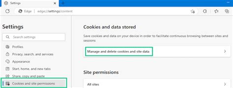 How To Manage Cookies In Microsoft Edge Or Internet Explorer All About Cookies