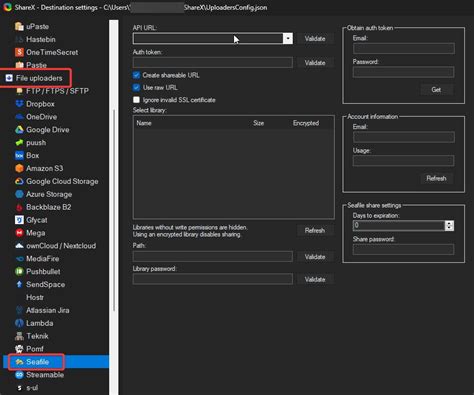 How To Integrate Seafile Into Sharex Seafile Server Seafile