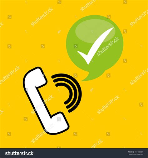 Call Center Service Line Vector Illustration Stock Vector Royalty Free Shutterstock