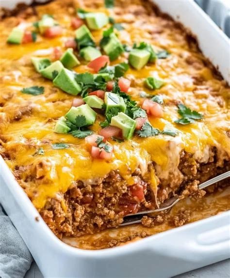 Easy Baked Burrito Casserole Recipe