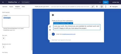 How To Send Branded Emails On Webflow Using Webflow Logic Waypoint