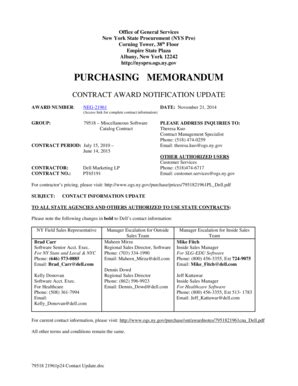 Memo Of Procurement Fill And Sign Printable Template Online