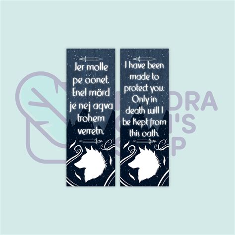 Segnalibri Ispirati A Sei Di Corvi Pendragon S Shop