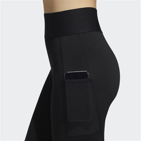 Techfit Logo Lange Tight Schwarz