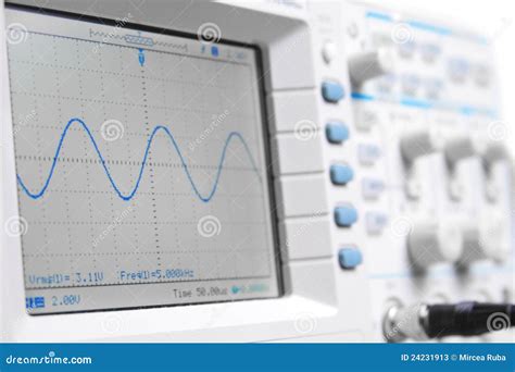 Digital Oscilloscope Stock Image 23655199