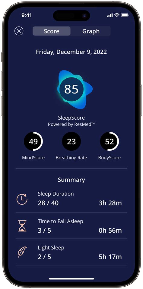 SleepScore Best Sleep Monitoring App SleepScore Labs