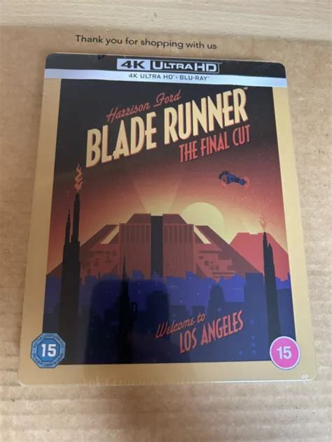 BLADE RUNNER FINAL Cut UK Limited Ed 4K UHD Blu Ray Steelbook NEW