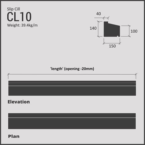 Slip Window Cill Cl10 Cast Stone Supplier