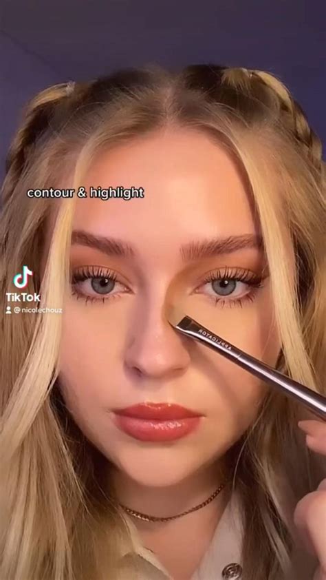 Makeup Tutorial Nose Contour By Lenkalul And Nicolechouz On Tiktok