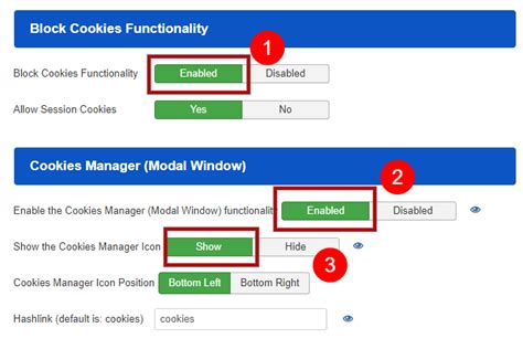 How To Block The Cookies On My Joomla Website Web357 Documentation