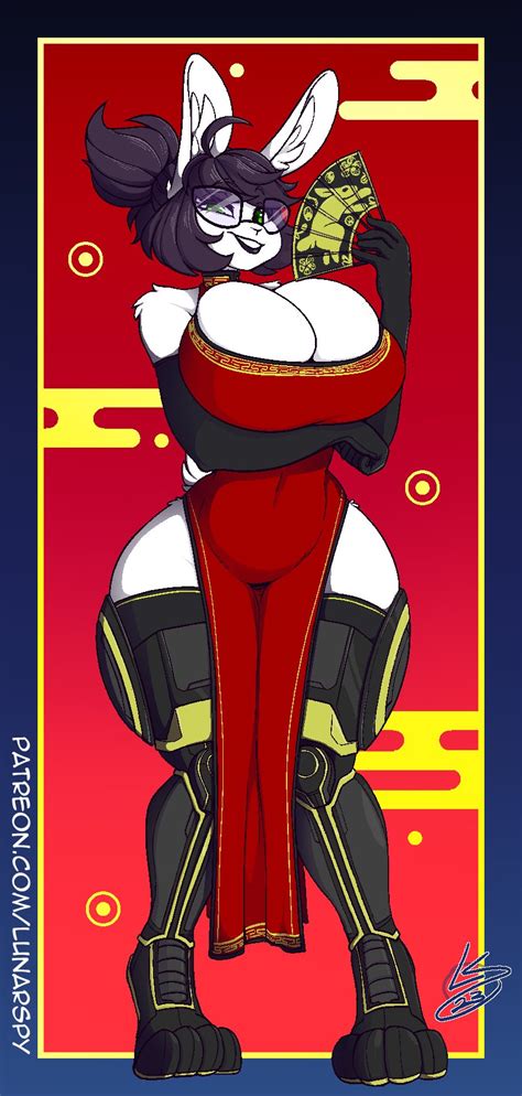 Rule 34 Anthro Big Breasts Breasts Female Huge Breasts Lunarspy Thick