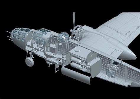Models World War Ii 1 48 Scale B 25j Mitchell Glazed Nose