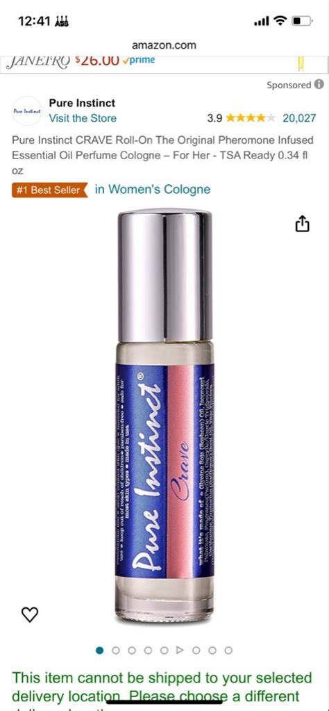 Pure Instinct Roll On The Original Pheromone Infused Essential Oil