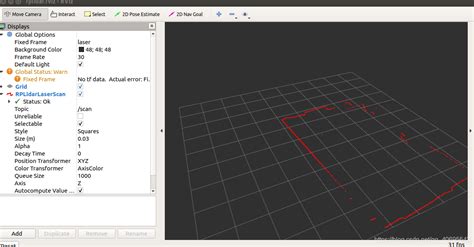 Ros学习08 Nvidia Jetson Tx2安装配置激光雷达 思岚rplidar S1在rviz上显示点位图nvidia