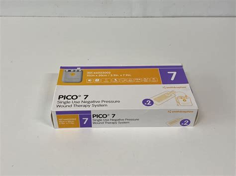 New Smith And Nephew Pico 7 Npwt System W Two Dressings 10cm X 20cm