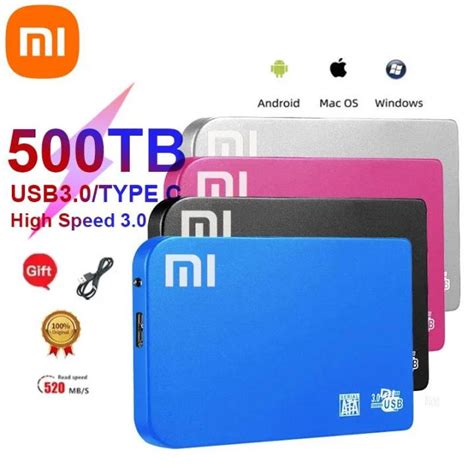 Xiaomi High Speed 2tb 4tb 8tb 16tb Ssd Portable External Solid State