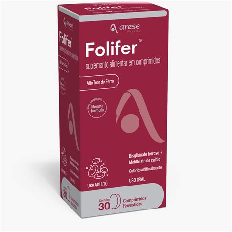 Folifer Caixa 30 Comprimidos Revestidos Farma Conde