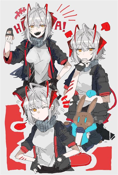 Amiya And W Arknights Drawn By Odmised Danbooru