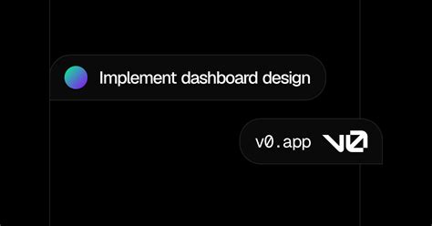 Implement Dashboard Design V0 By Vercel