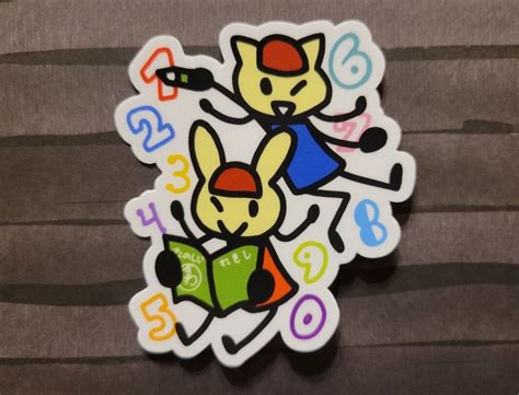 Miminyami Sticker Popn Music Etsy