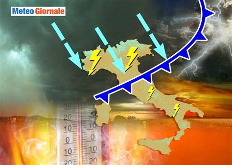 Meteo che cambia dal weekend sempre più temporali violenti e meno