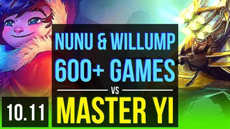 Nunu And Willump Vs Master Yi Jungle Rank 1 Nunu And Willump 600