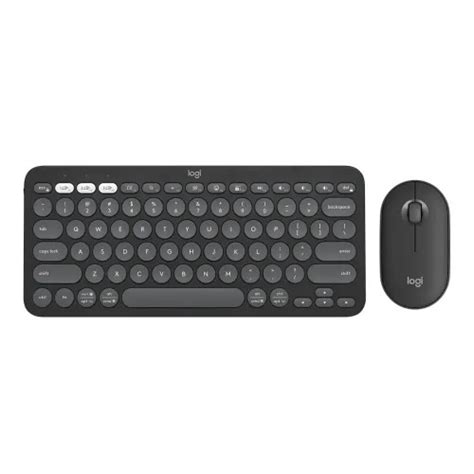 Logitech Pebble 2 Wireless Keyboard Mouse Combo Black Distribution Hub