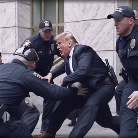 Imagens Falsas Criadas Por Ia Que Mostram Donald Trump Sendo Preso