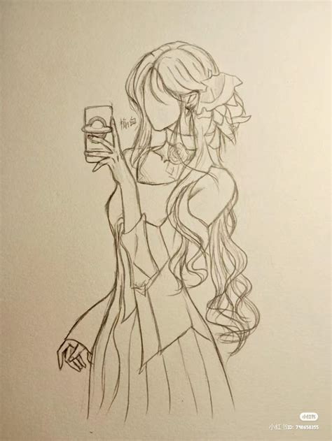 Pin By Sketchartistry On Artistic Escape Sketches Girl Sketch Easy