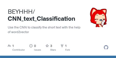 Github Beyhhhcnntextclassification Use The Cnn To Classify The