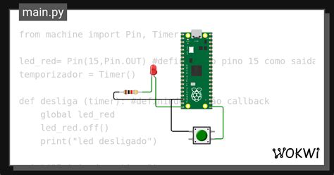 BLINK LED Timer One Shot Wokwi ESP STM Arduino Simulator