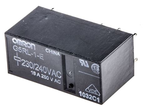 G5rl 1 E Ac230240 Omron Omron Pcb Mount Power Relay 240v Ac Coil