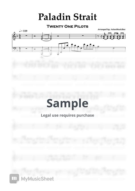 Twenty One Pilots Paladin Strait Sheet Midi Multitracks And Wav