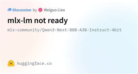 Mlx Communityqwen3 Next 80b A3b Instruct 4bit · Mlx Lm Not Ready