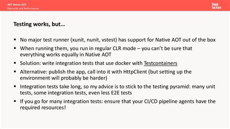 Net Native Aot Overview And Performance Speaker Deck