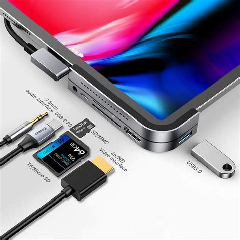 Baseus HUB USB Tipo C Para IPad Pro 2021 2020 Air 5 4K HD HDMI