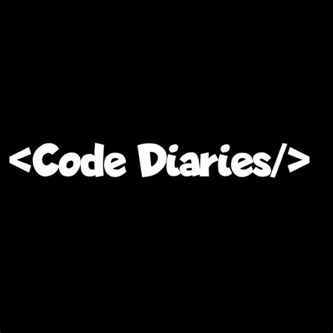 Code Diaries Youtube