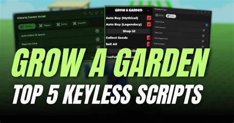 Top 5 Keyless Grow A Garden Scripts 2025 Auto Collect Auto Sell More TNP Scripts