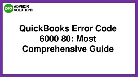 Ppt Learn How To Fix Quickbooks Error Code Powerpoint