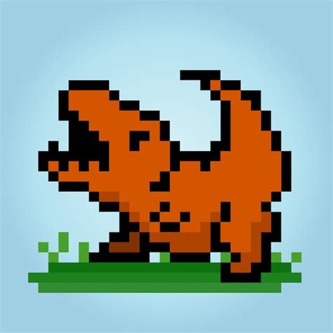 T Rex Pixel Art Pixel Art Pixel Art Grid Pixel Art Pa