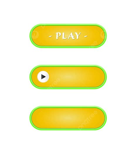 Conjunto De Selección De Navegación De Plantilla De Botón Ovalado Vector Png Dibujos Navegación