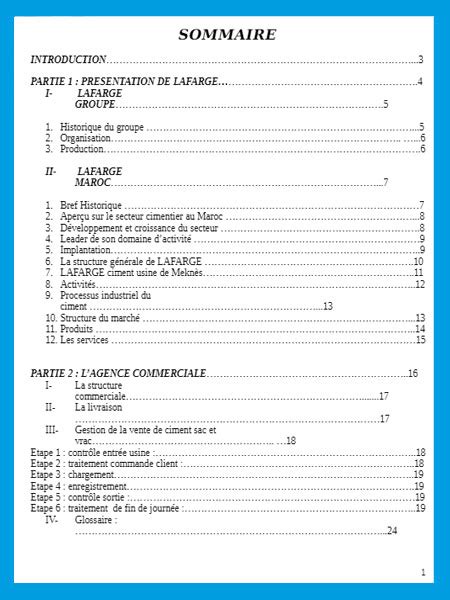 Rapport de Stage exemples méthodes plans gratuits