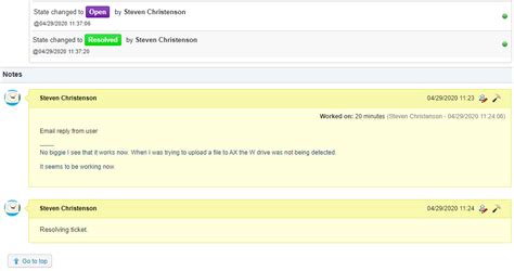 helpdesk auto outgoing emails lansweeper community 13503
