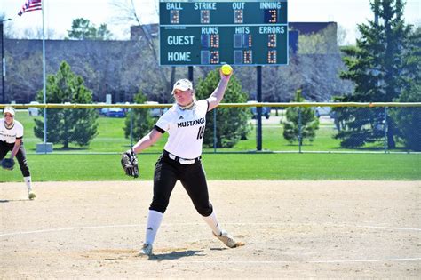 Smsu Softball Strong Pitching Leads Smsu To Sweep Over Wayne State