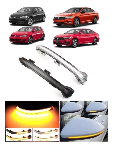 Luz Led Din Mica Secuencial Espejo Retrovisor Golf Jetta Mk Meses Sin Inter S