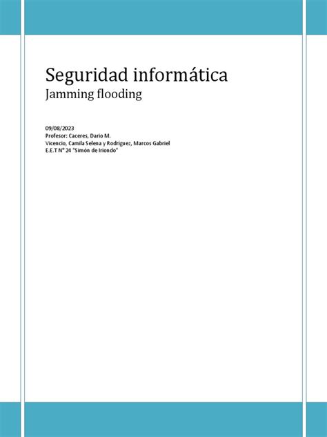 Seguridad Informática Pdf Cortafuegos Informática Protocolo De