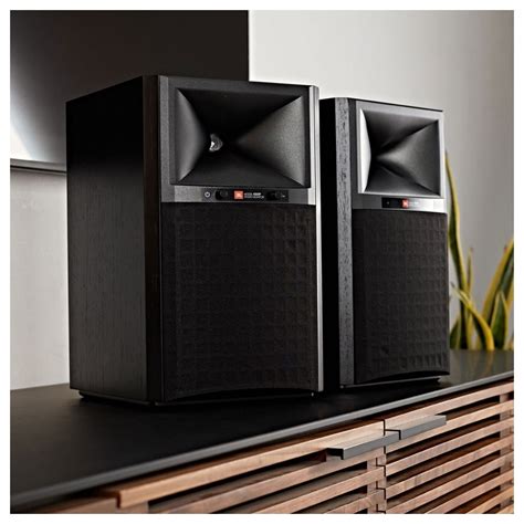 Jbl P Wireless Studio Monitor Speakers Black Walnut At Gear Music